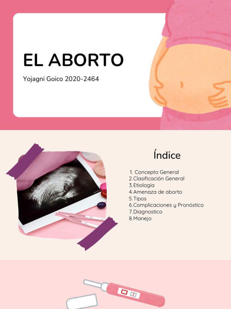 El Aborto PDF | PDF | Aborto espontáneo | El embarazo