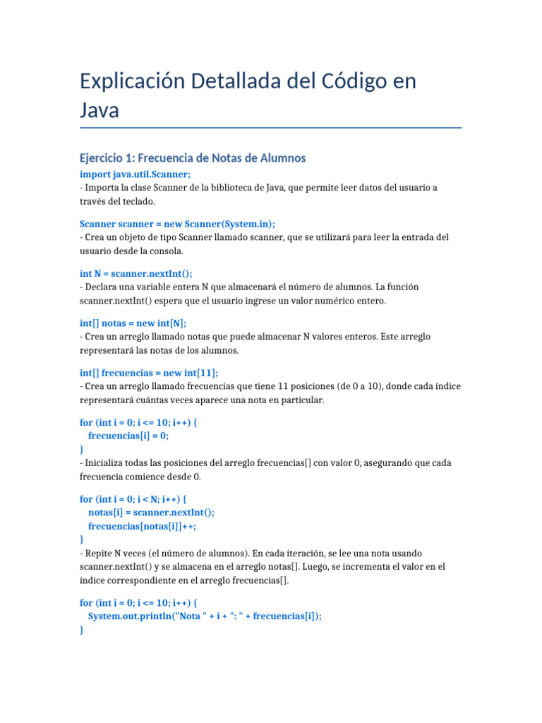 Explicacion Codigo Java Colores | PDF | Java (lenguaje de programación) | Software