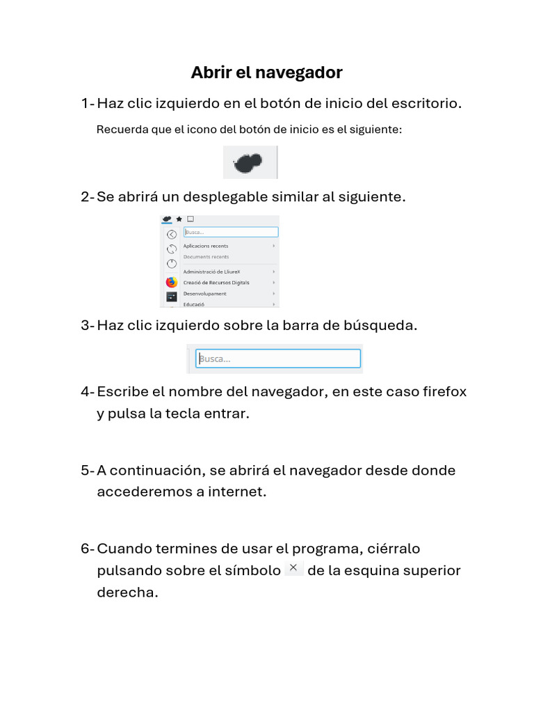 Abrir El Navegador | PDF