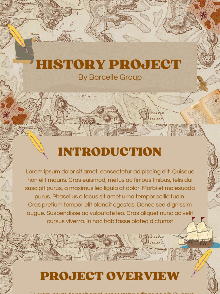 Brown Vintage Minimalist History Project Presentation | PDF