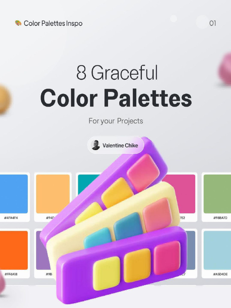 8 Stunning Color Palettes | PDF