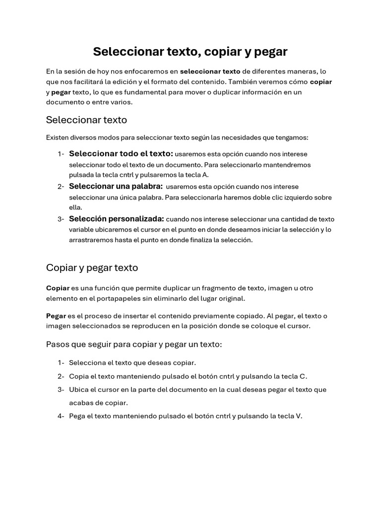 Cómo seleccionar y copiar texto en PDF | PDF | Software | Informática