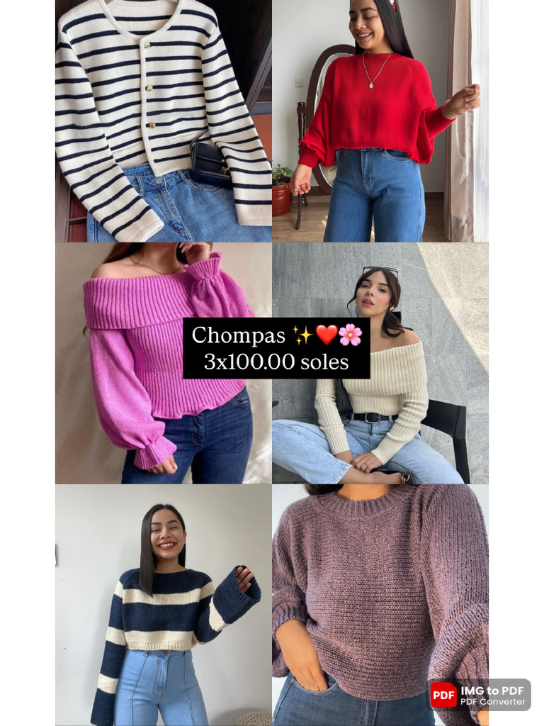 Chompas 3x100.00 Soles | PDF