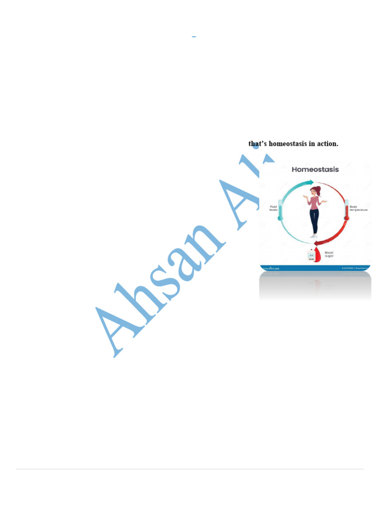 Unit - II (Homeostasis & Adaption) | PDF | Homeostasis | Human Body