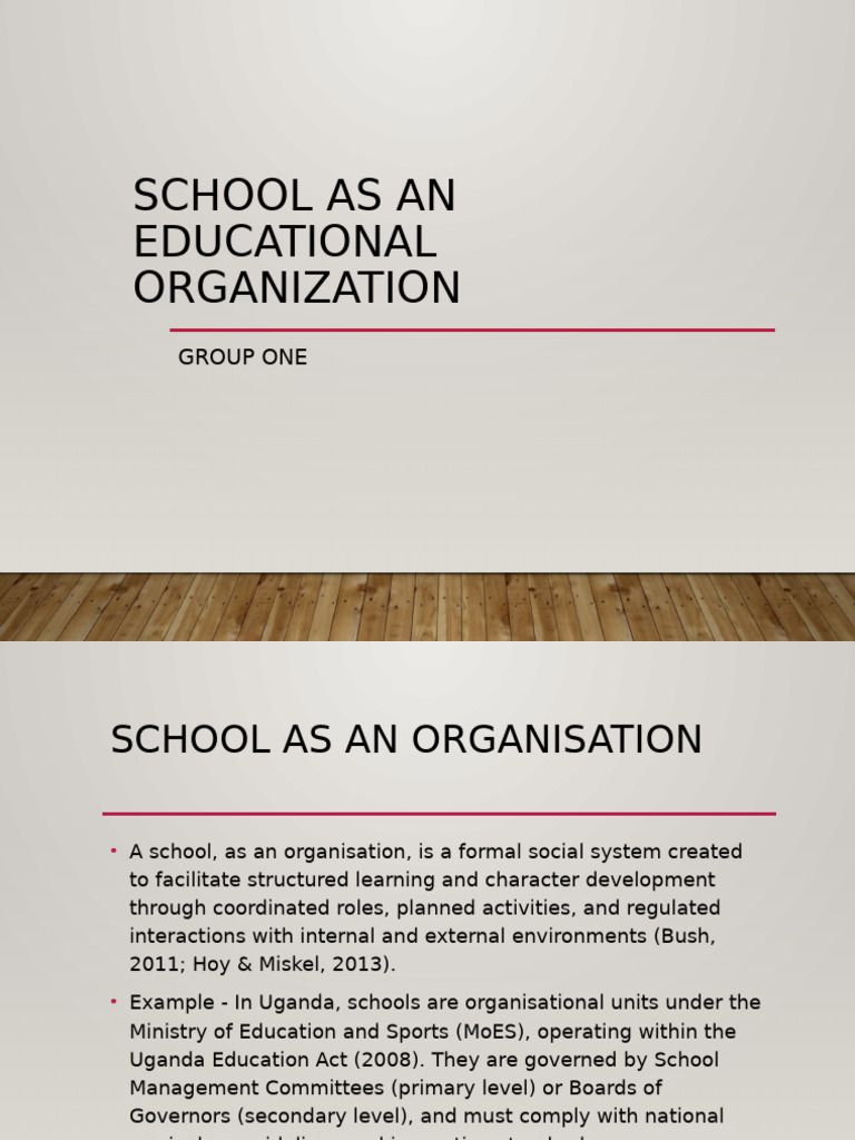 School Organizational Structure Overview | PDF | Teachers | Schools