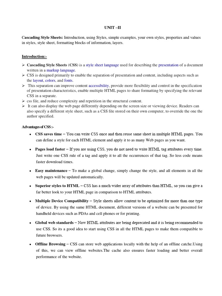 Unit 2 2 | PDF | Html Element | Html