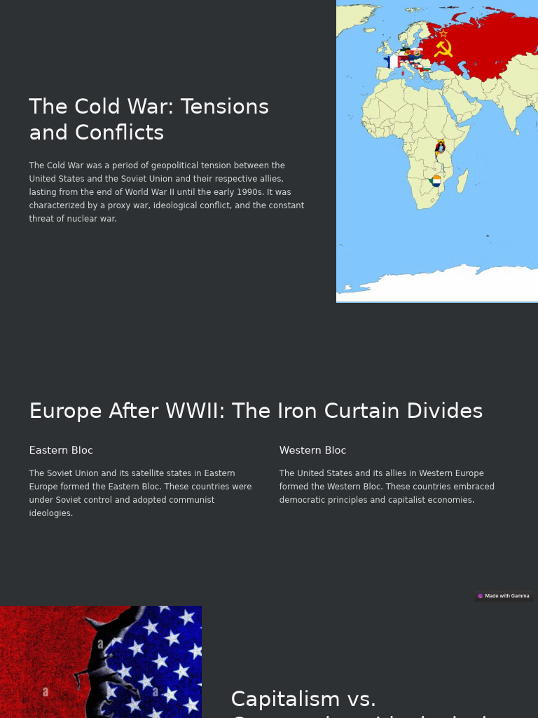 The Cold War Tensions and Conflicts | PDF | Cold War | Eastern Bloc