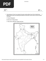 Nationalism in India Map Work Class10 | PDF