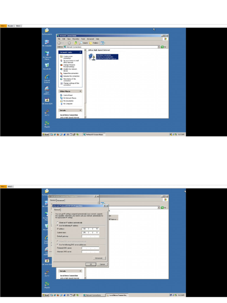 Lap - Routing With One Cisco and Understanding Default Gateway | PDF