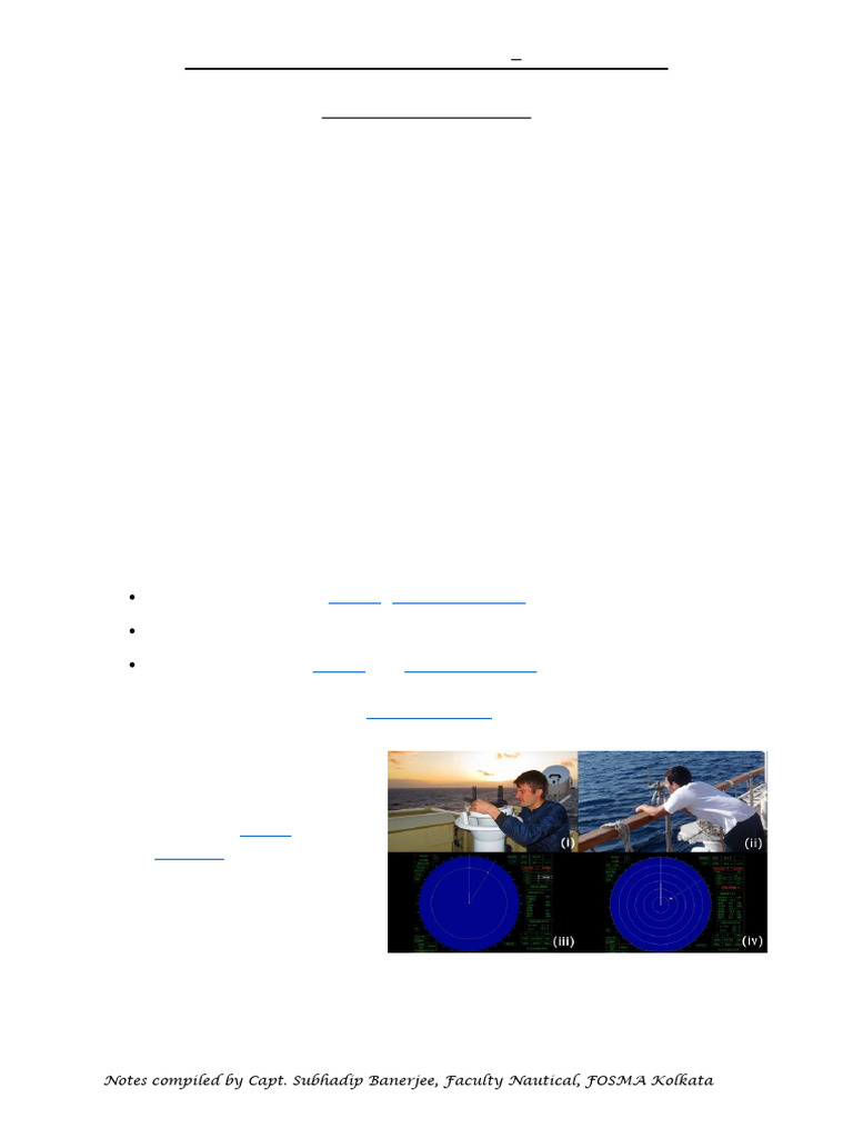 COLREGS Rule 7: Collision Risk Guidelines | PDF | Radar