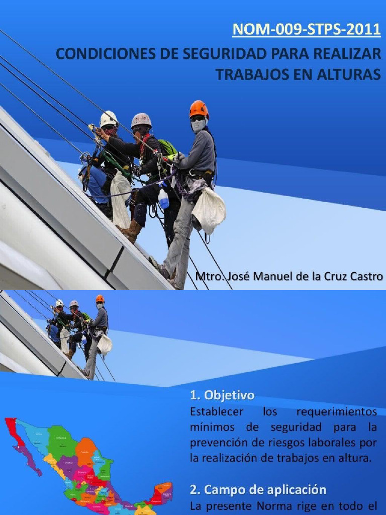 NOM-009-STPS Trabajos en Altura | PDF