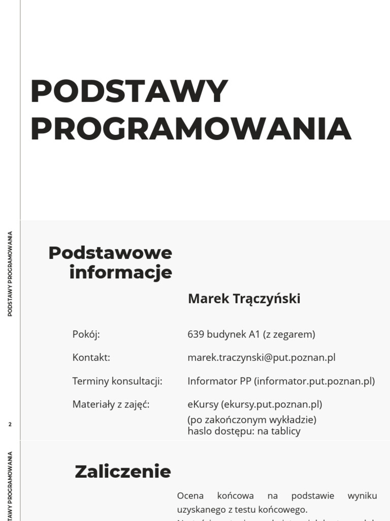 1 Wprowadzenie | PDF