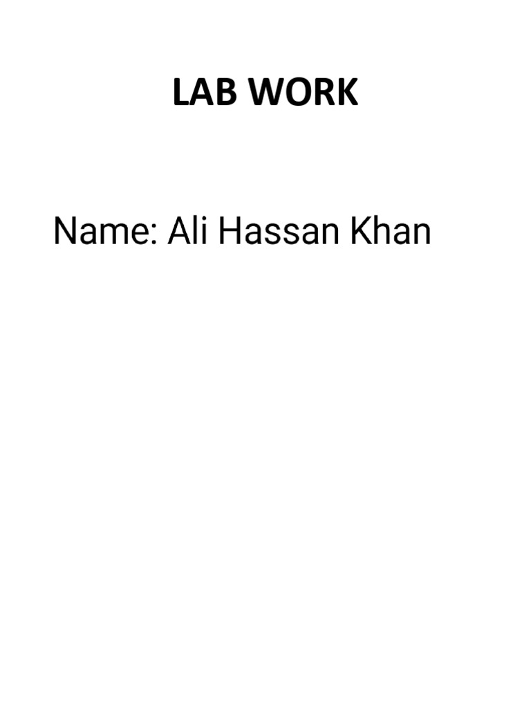 Lab Work Dsa | PDF
