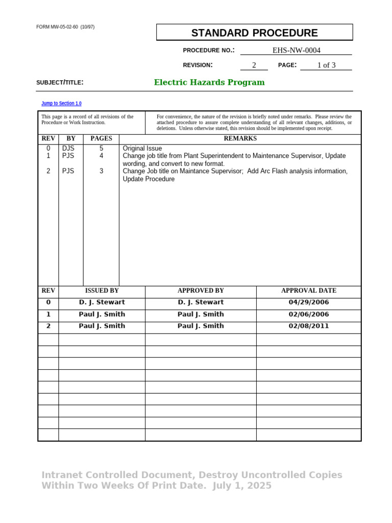 Electrical Hazards Pdf Personal Protective Equipment Labor Relations