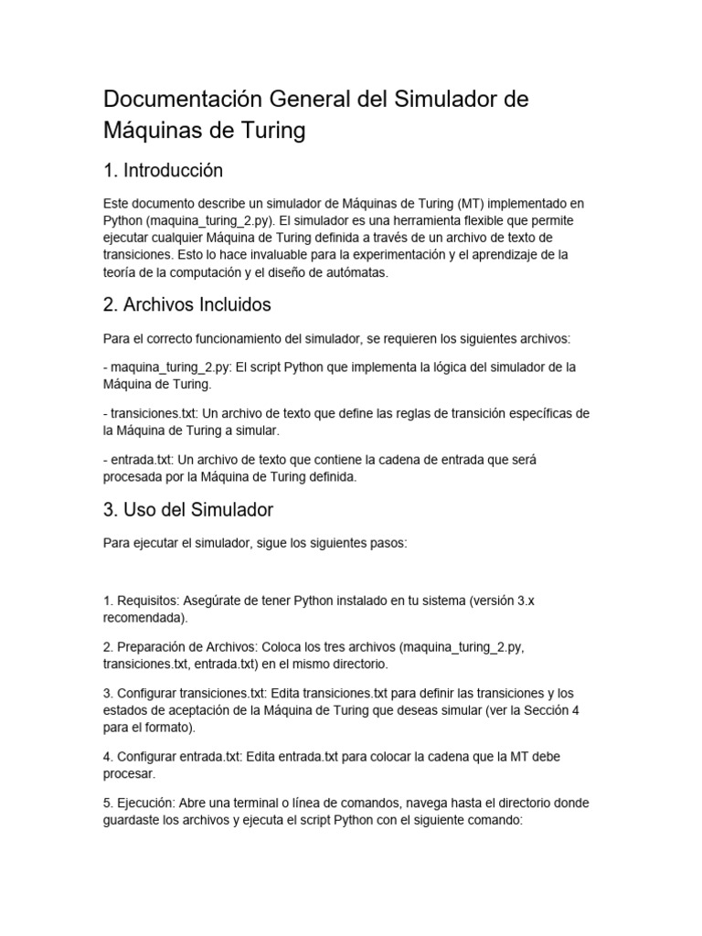 Maquina Turing Miguel | PDF | Ciencias de la Computación | Informática