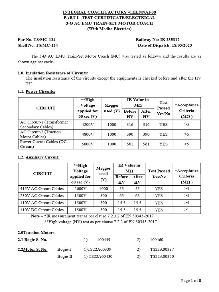 13 MC2-124 RSC (235317) | PDF | Alternating Current | Mains Electricity