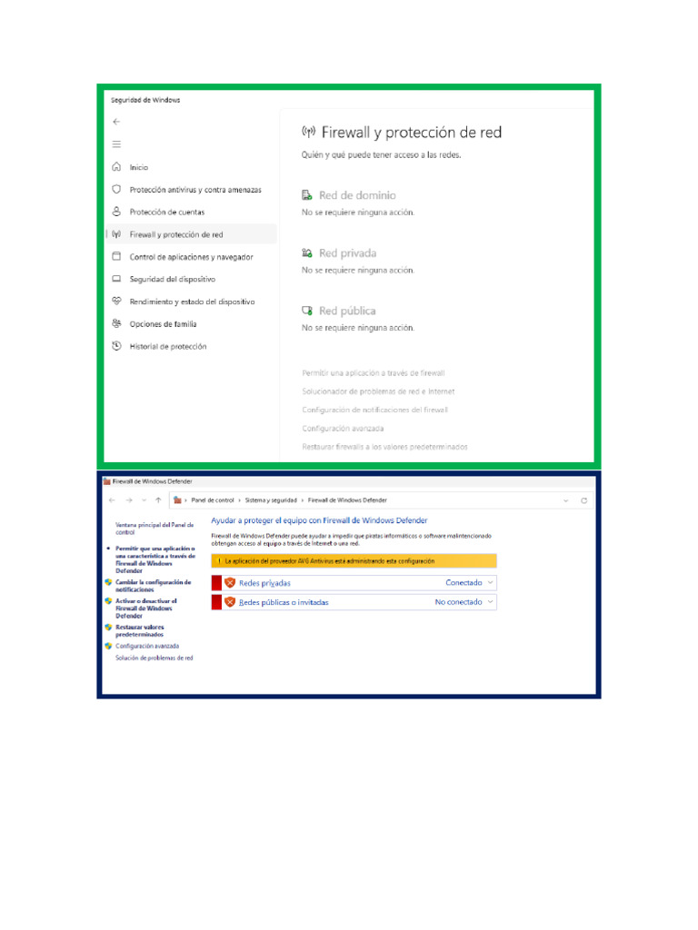 Firewall & Windows Defender | PDF