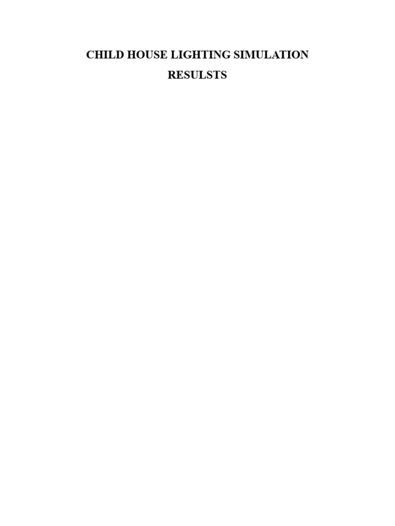 P01.25.child House-Light Simulation | PDF