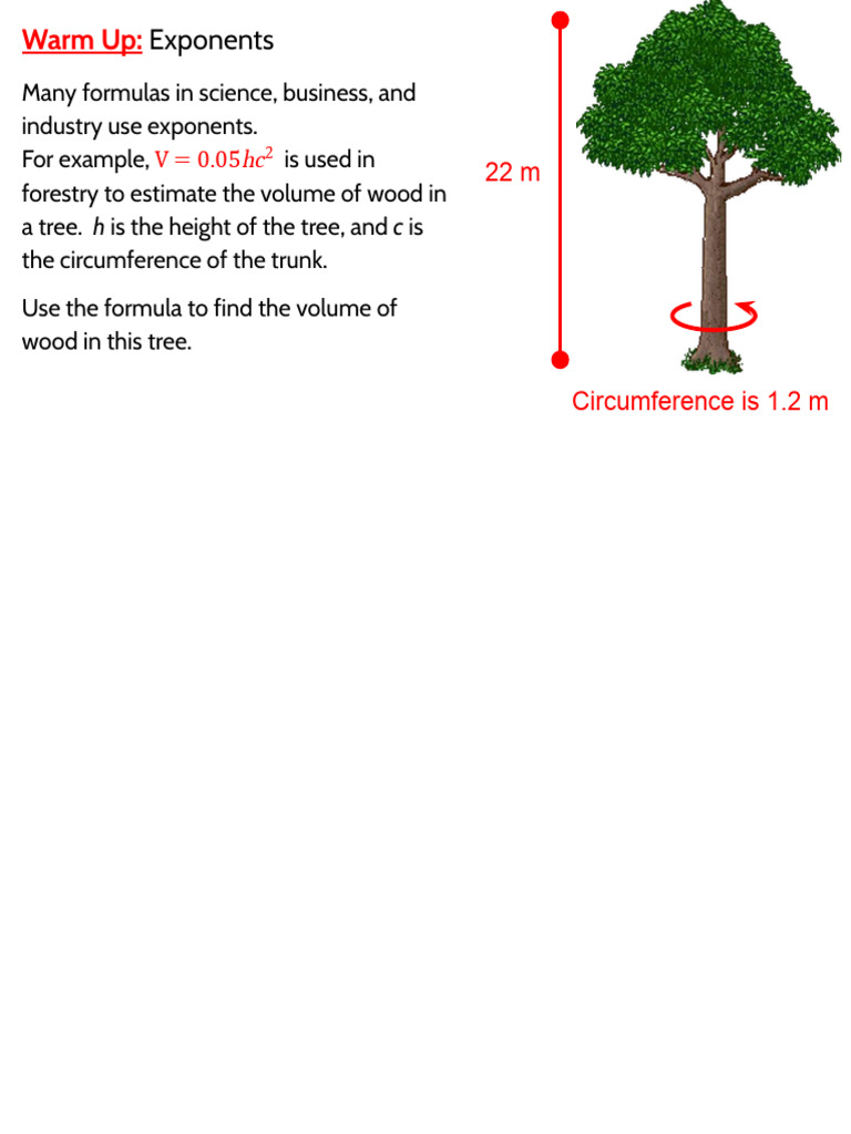 MAP4C - 6.3 Exponent Laws | PDF