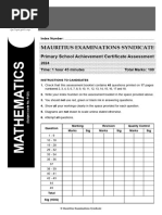 NCE 2023 Mathematics Exam Paper | PDF | Triangle | Speed