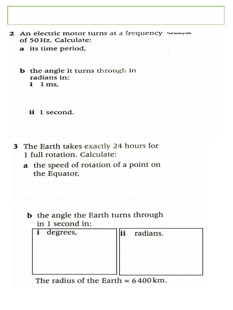 GR11 Worksheet 1-Sem 2 (11.1) | PDF