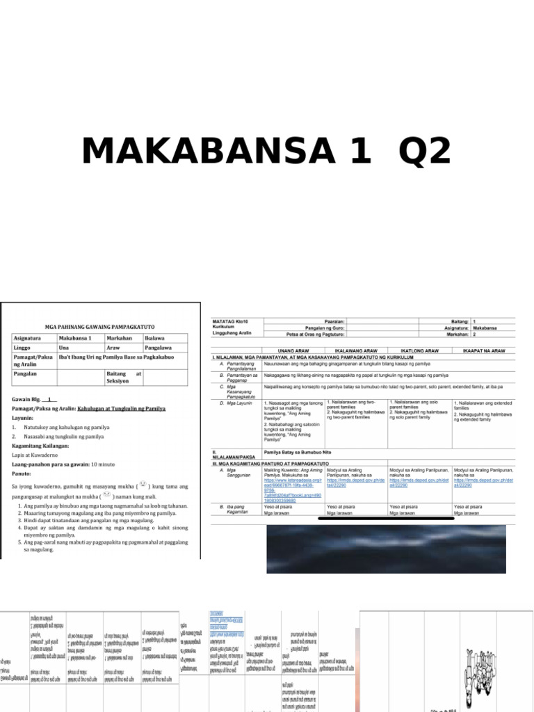 Makabansa 1 Q2 | PDF