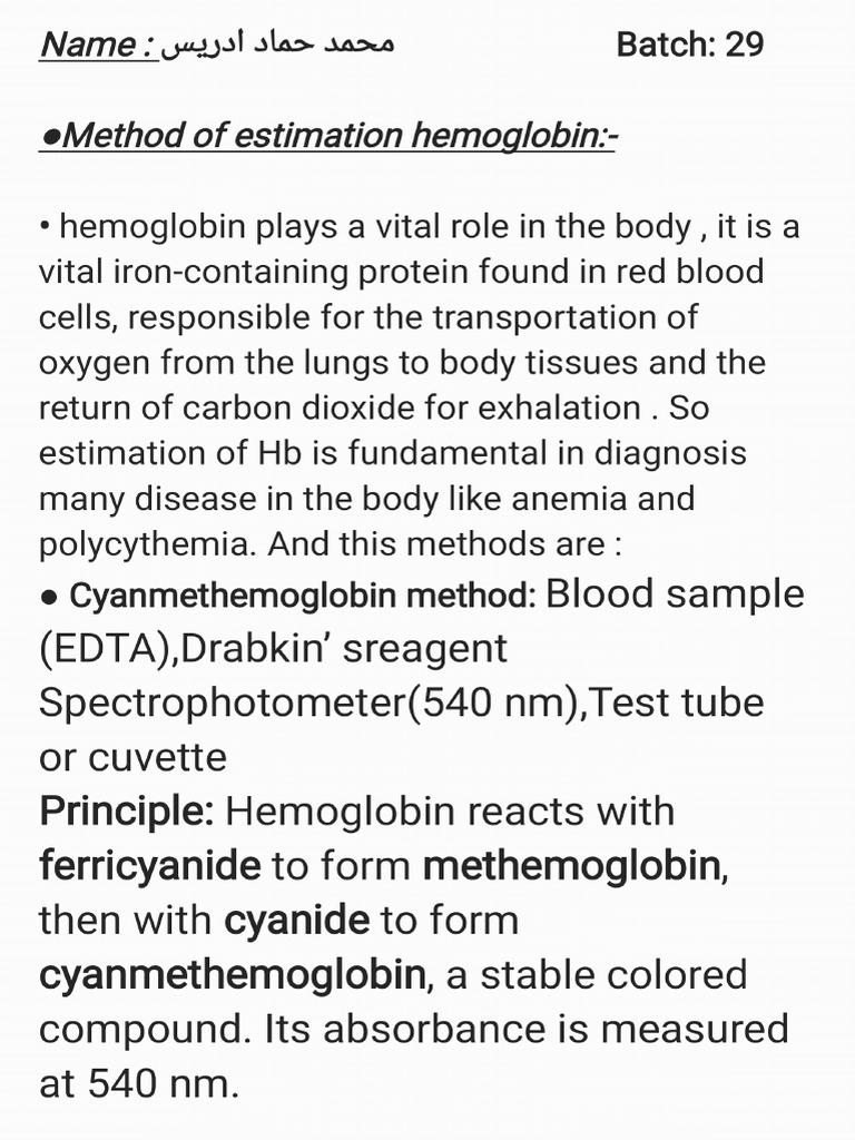 Hematology Research-Mohamed Hammad Edris | PDF