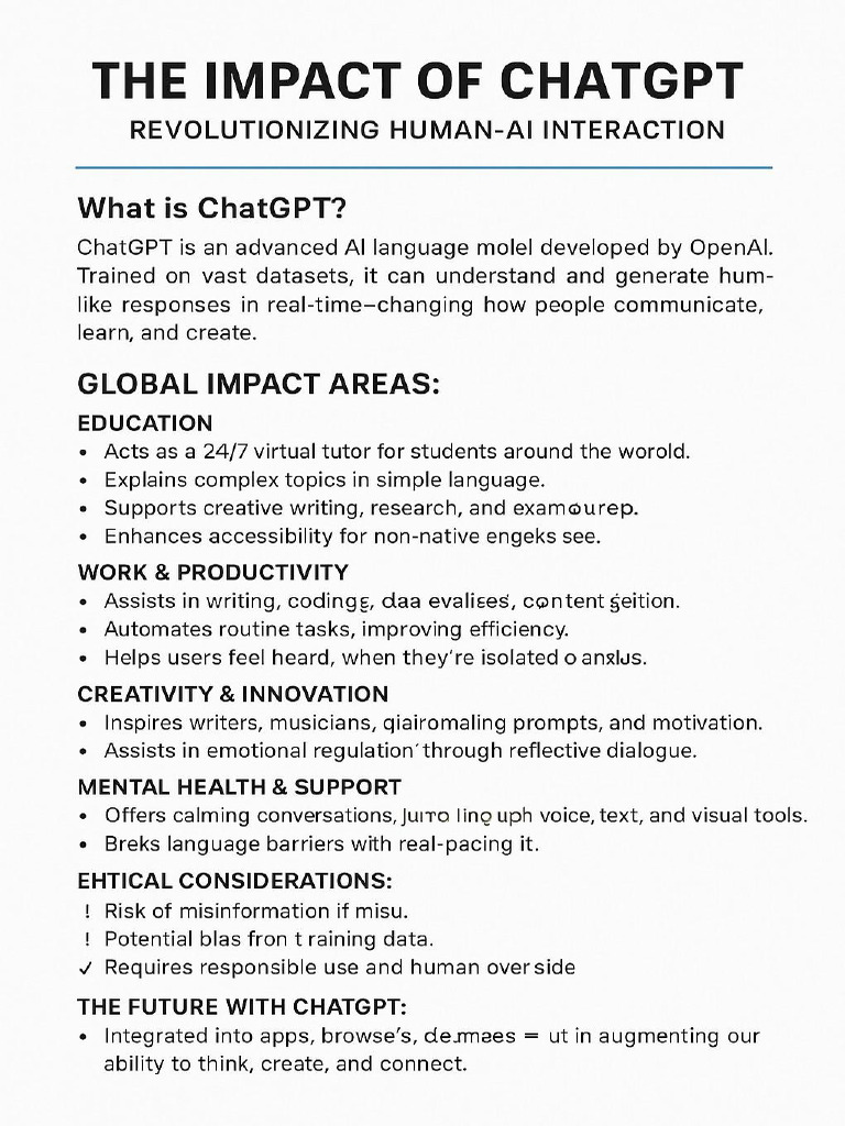 The Effects of Chatgpt | PDF