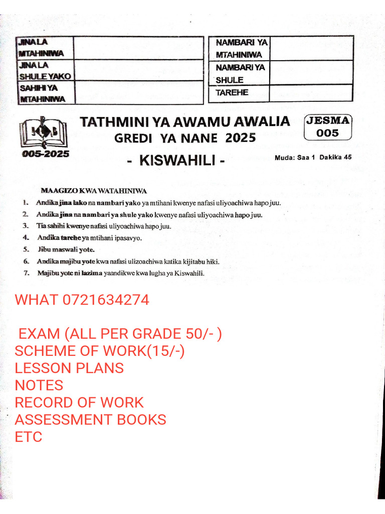 JESMA 005 GRADE 8-101 - Sign | PDF