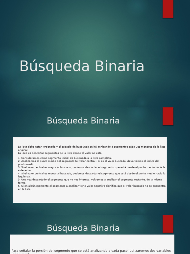 Busqueda Binaria | PDF