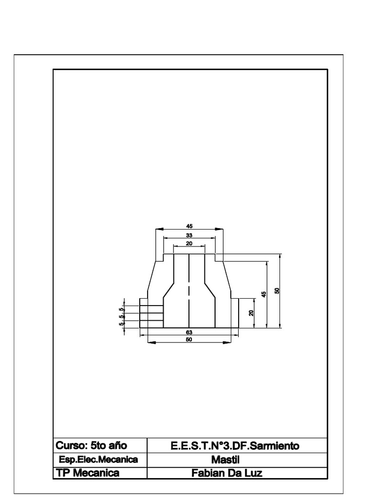 Plano Mastil - Base | PDF