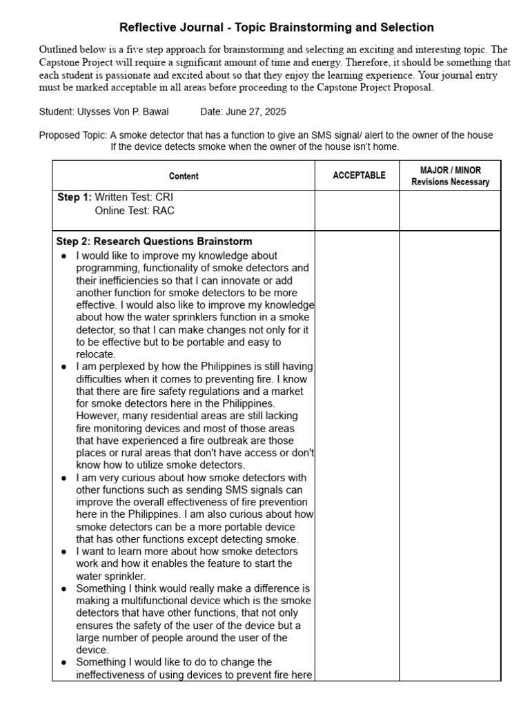 Answer - Reflective Journal | PDF