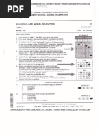PSLE RME 2021 Marking Key | PDF