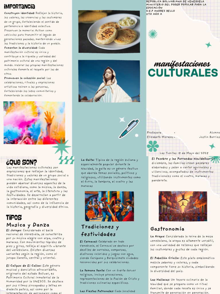 Folleto Tríptico Proyecto Educativo Infantil Collage Ilustrado Turquesa y B - 20250514 - 231502 ...