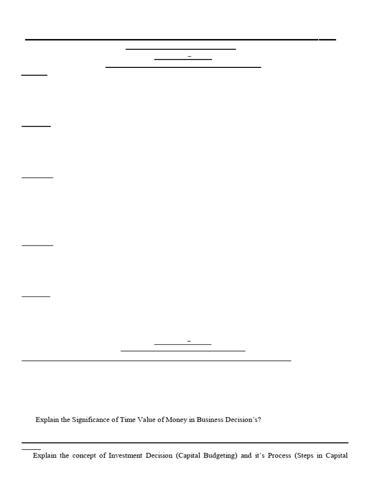 MBA (CBCS) New Syllabus 2022-23 Semester II Important Questions | PDF ...