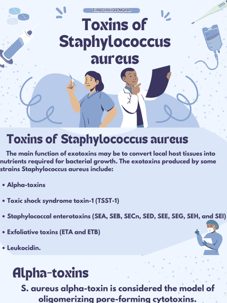 Staphylococcus aureus Toxins Overview | PDF