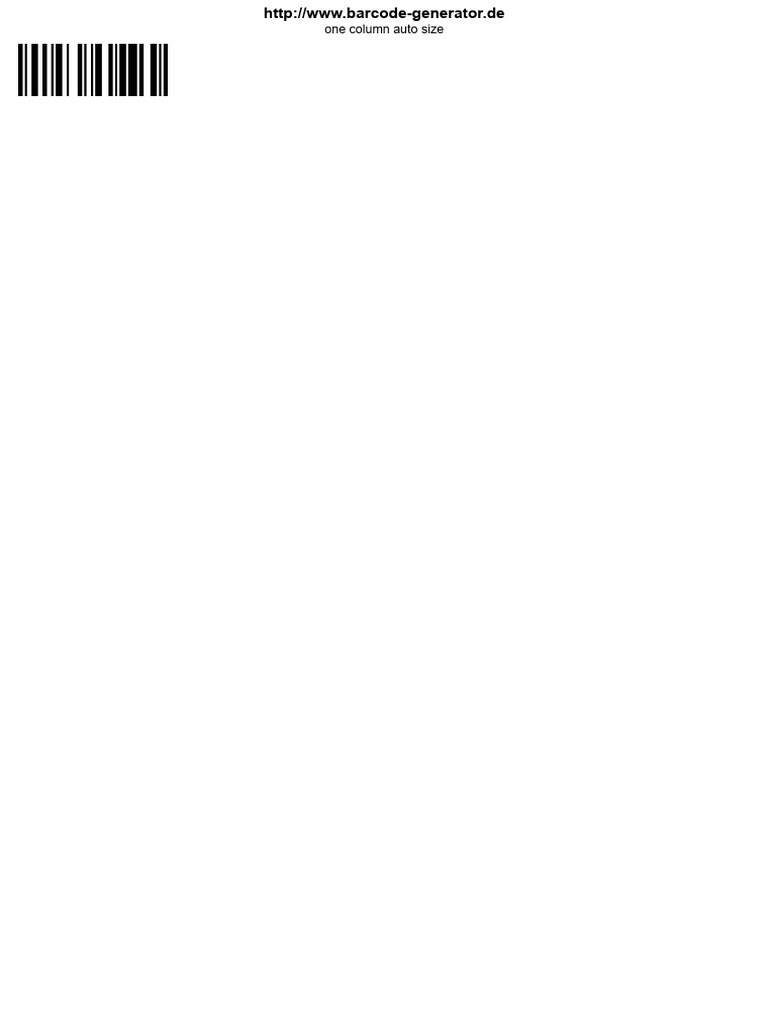 Barcode Generator - de | PDF