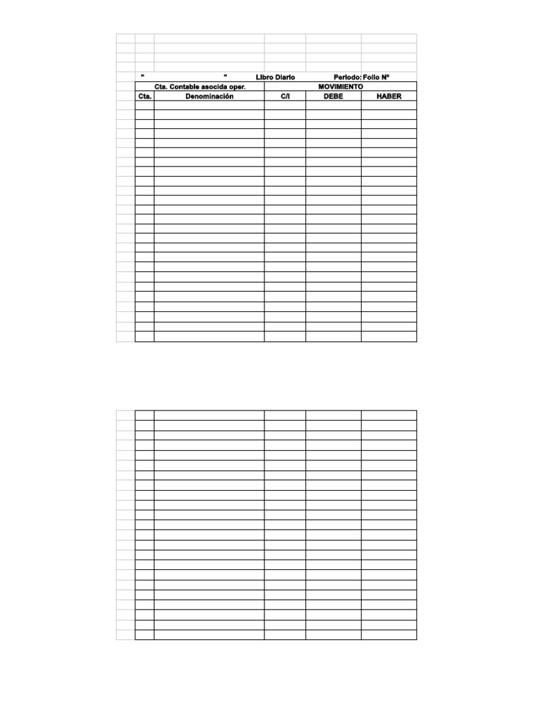 Libro Diario | PDF