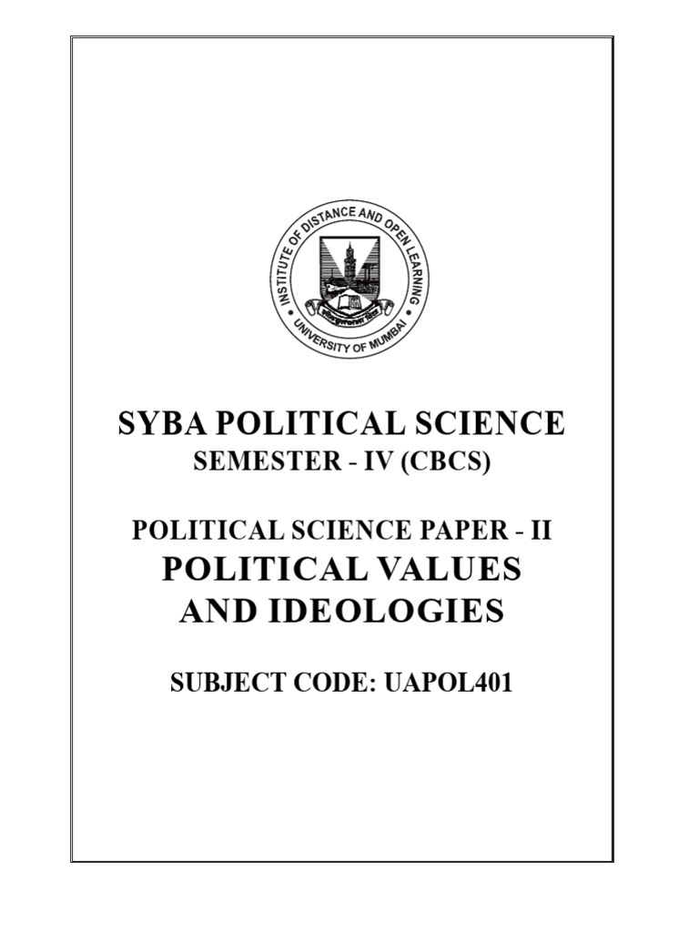 Paper 2 Political Values and Ideologies English Version | PDF | Liberty ...