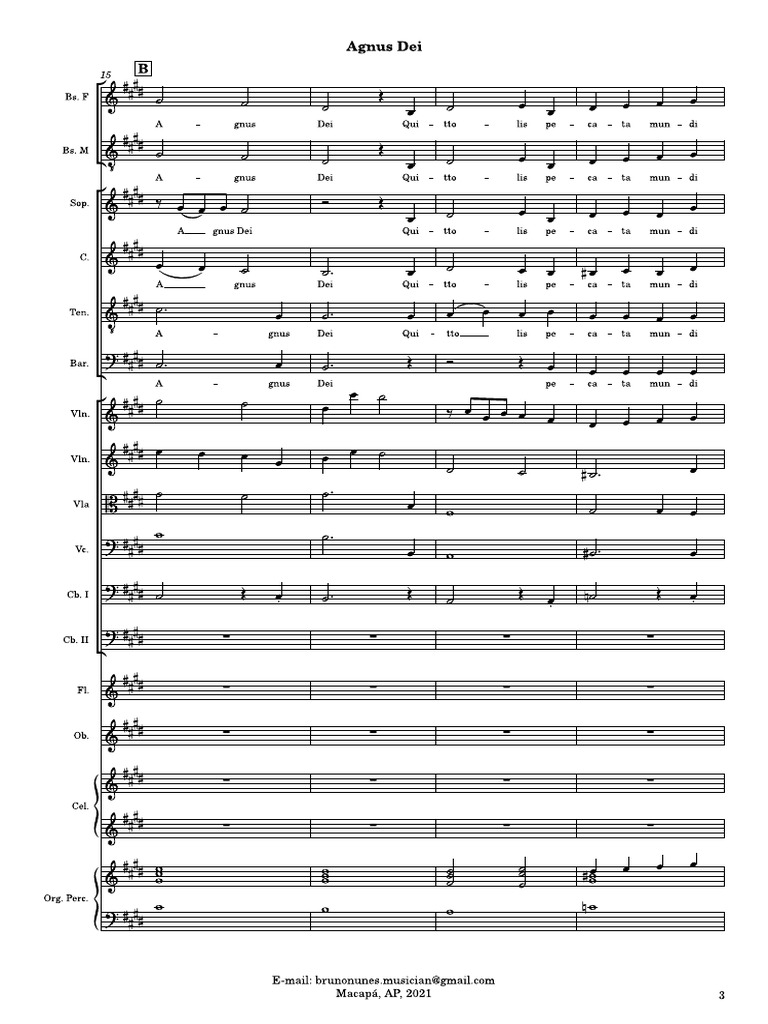 Agnus Dei 3 | PDF