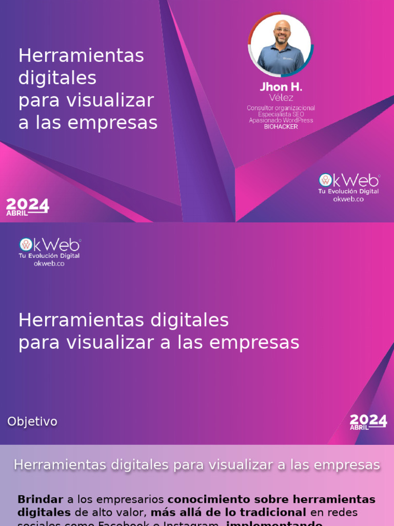 Herramientas Digitales para Visualizar A Las Empresas - Hoja de Trabajo ...