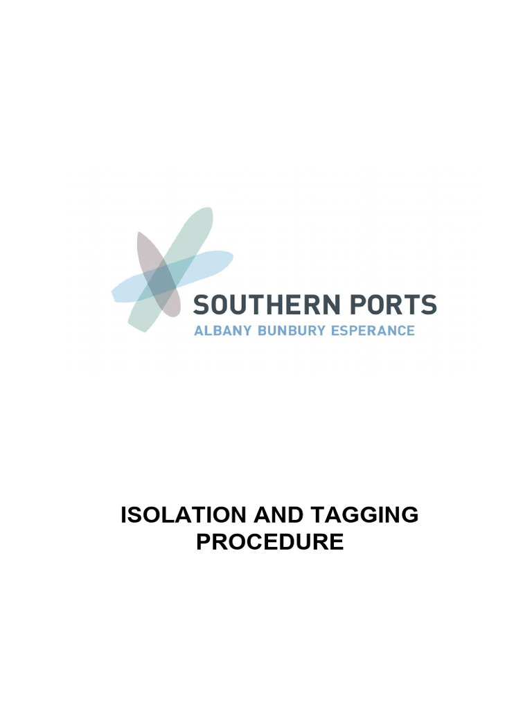 Group Isolation and Tagging Procedure | PDF