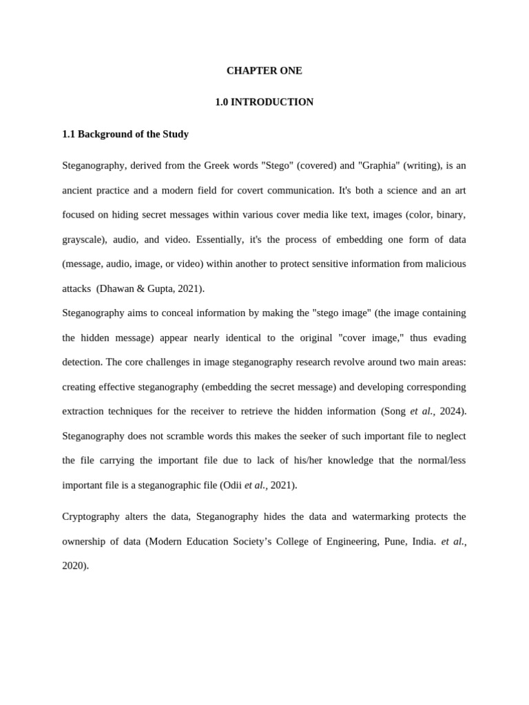 Development of A Secure Steganography System Using Advanced Encryption Standard With ...