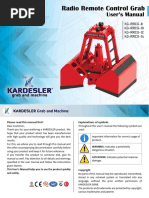 Grab Guven User Manual | PDF | Crane (Machine) | Battery Charger
