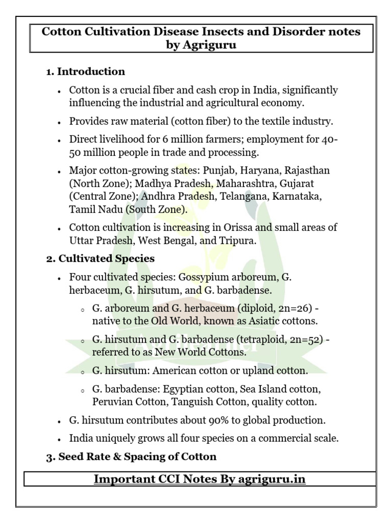 Cotton Diseases: Boll Rot & Grey Mildew | PDF | Pest (Organism) | Cotton