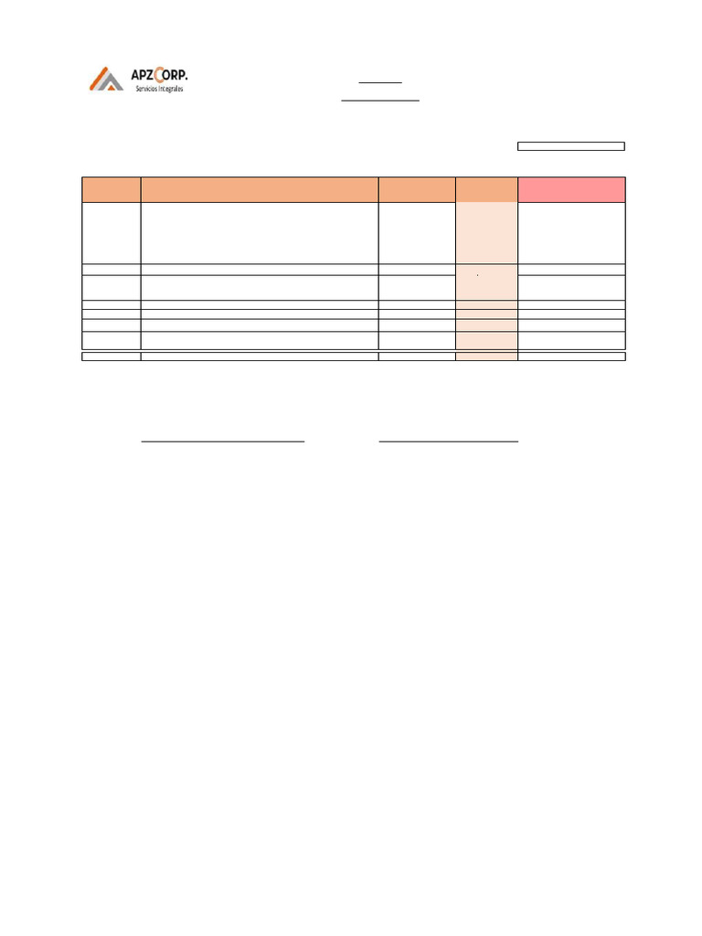 Hoja Resumen - Valorización N°1 | PDF