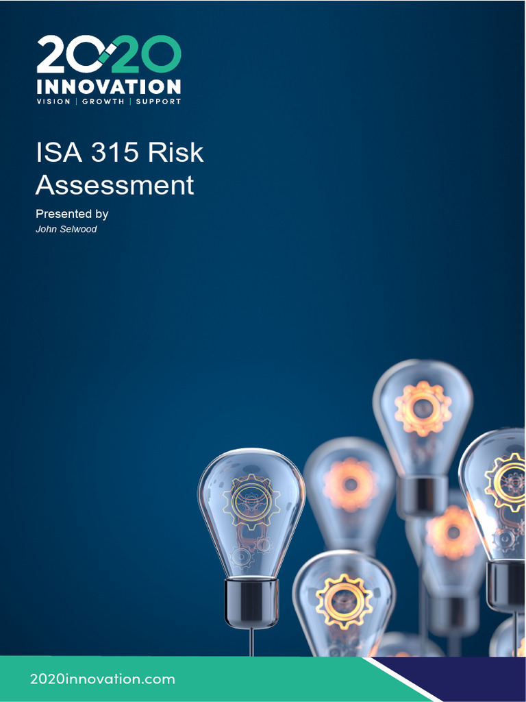 Overview of ISA 315 Risk Assessment | PDF | Audit | Internal Control