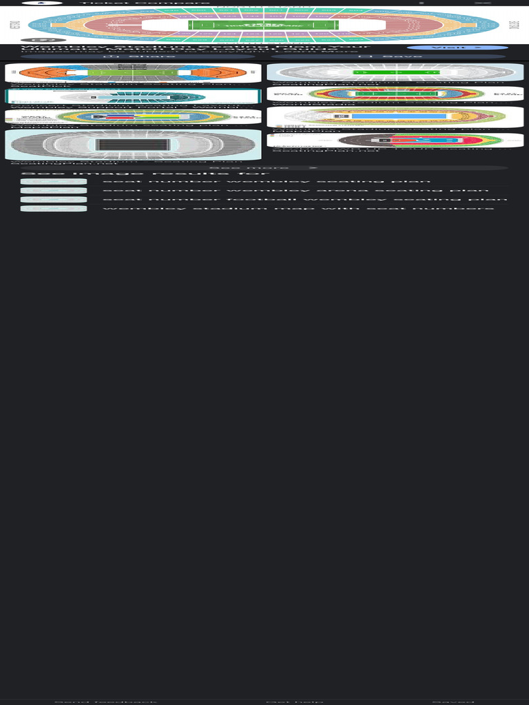Wembly Seat Map - Google Search | PDF