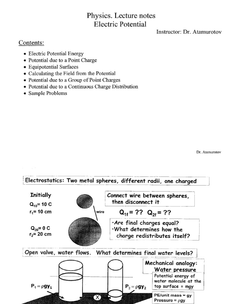 4electric Potential | PDF