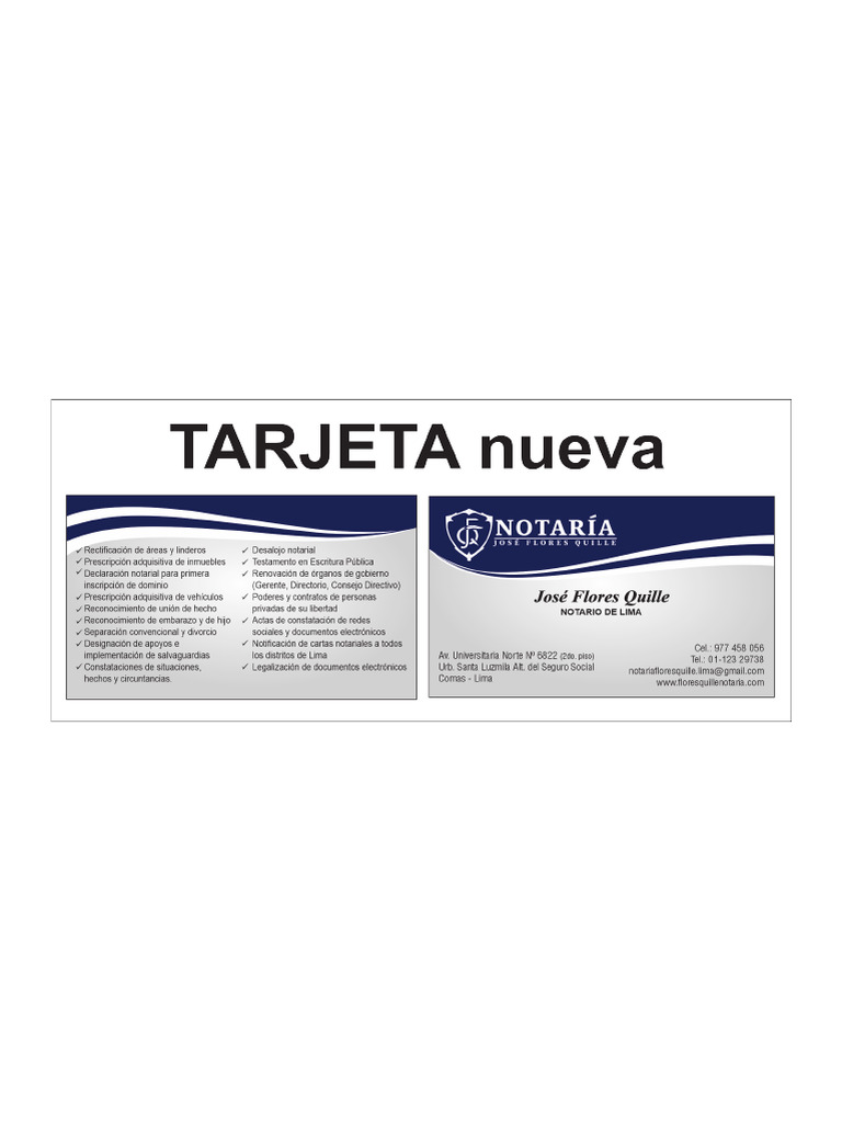 Tarjeta | PDF